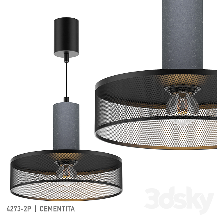 Favorite 4273-2P - Pendant light - 3D model