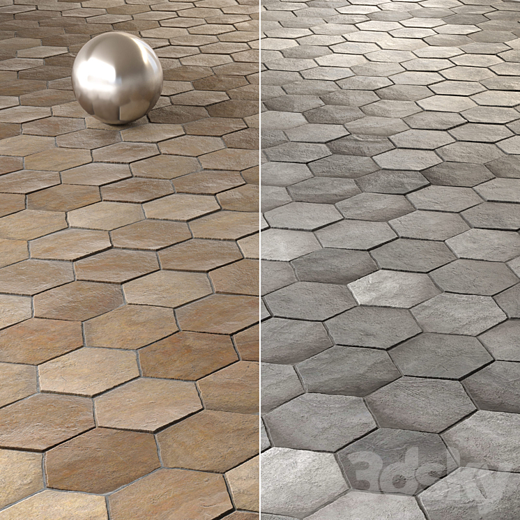 Mr. Pavement Set41 - Tile - 3D model