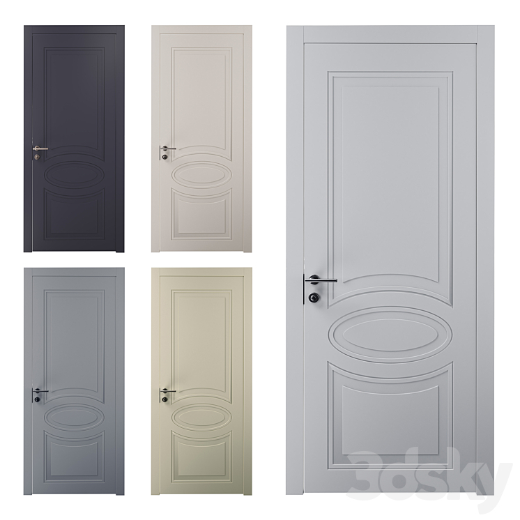 Florencia Neo Classic - Doors - 3D model