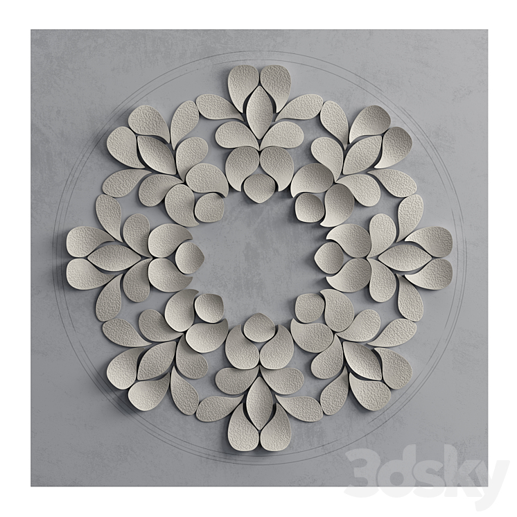 Wall art 17 - Sculpture - 3D model