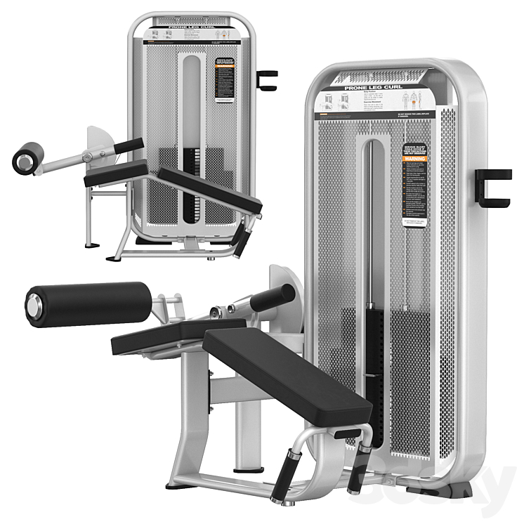 Exercise machine DHZ Fitness E7001 PRONE LEG CURL - Sports - 3D model