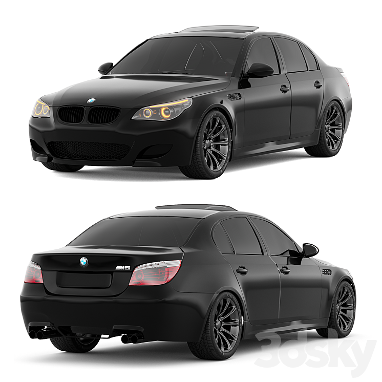 BMW M5 E60 - Ground Transport - 3D model