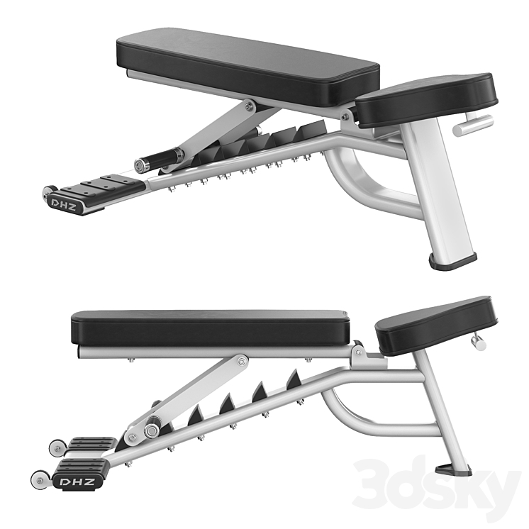 E7039 SUPER BENCH DHZ fitness equipment - Sports - 3D model