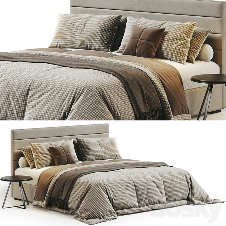Restoration Hardware Modena Bed - Bed - 3D model