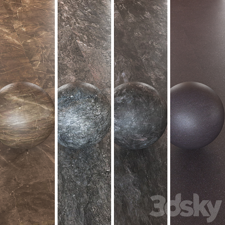 4 in 1 Florim Stone Porcelain Countertop Textures Vol 3 - High-End ...