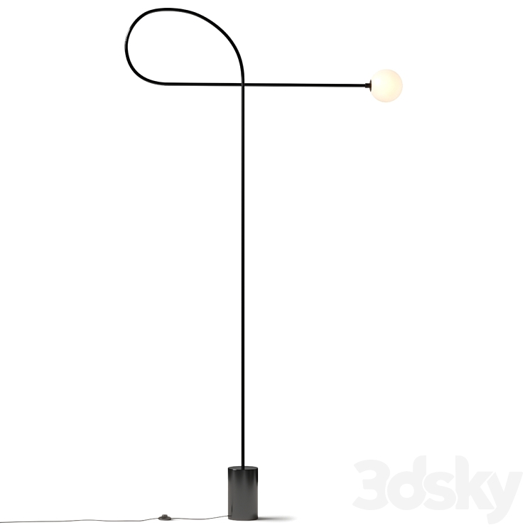 Bow - 1st Dibs - Floor lamp - 3D model