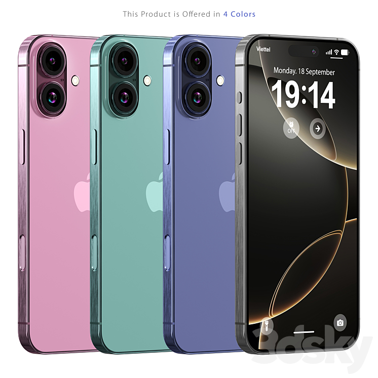 iPhone 16 - Phones - 3D model
