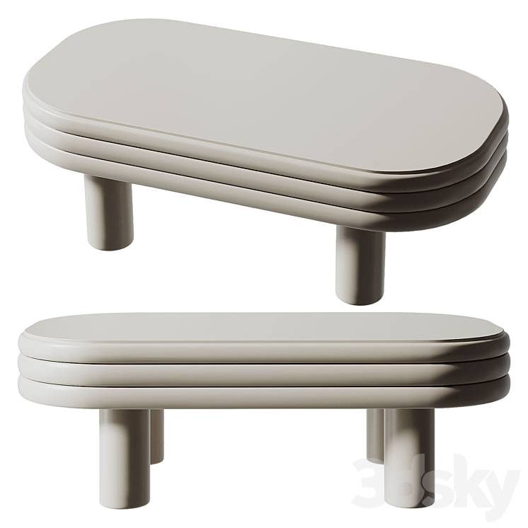 Accord Wave - Table - 3D model