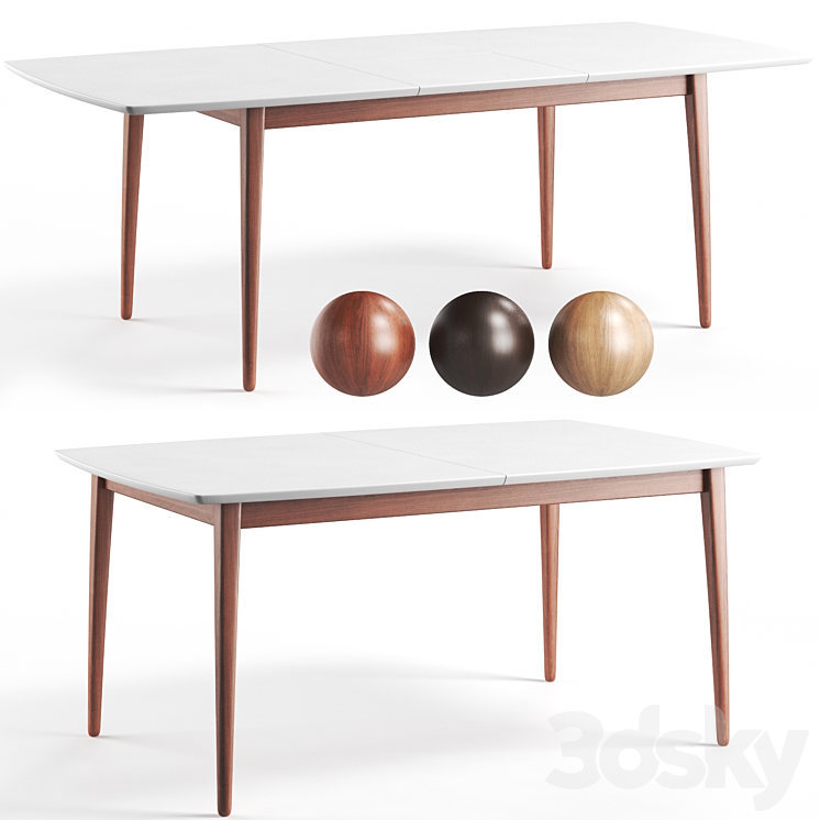 Samurai extendable table HOFF - Table - 3D model
