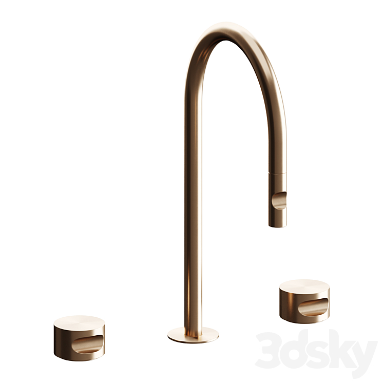Quadrodesign THUMB | Kitchen faucet - Faucet - 3D model