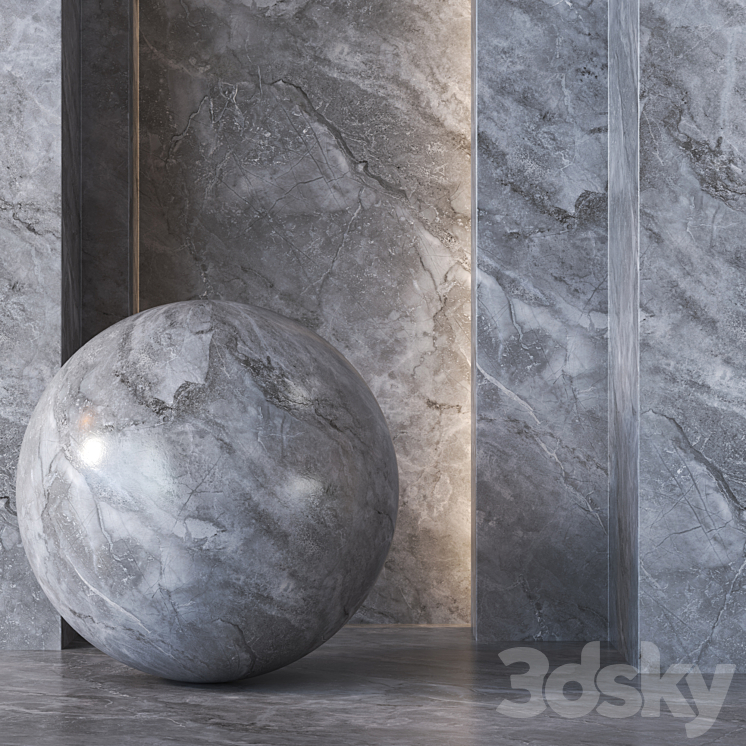 Marble Texture 4K - Seamless - Stone - 3D model