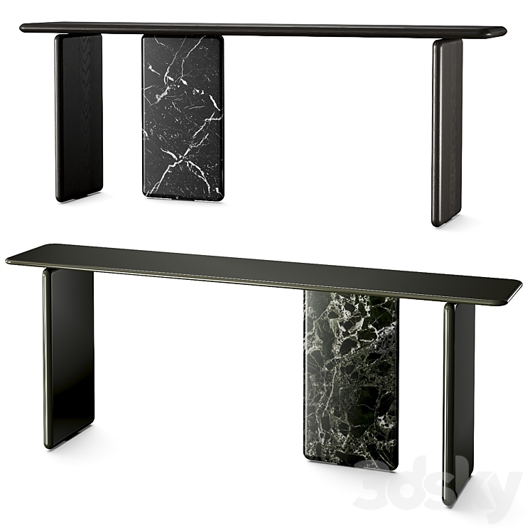 Minotti Drake Console Tables - Console - 3D model