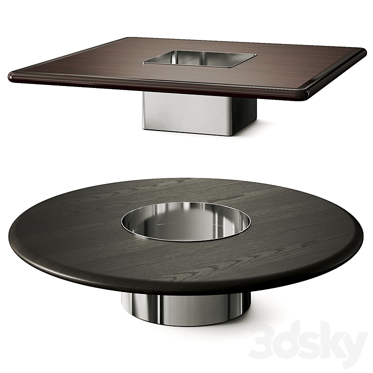 Minotti Helene Coffee Tables - Table - 3D model
