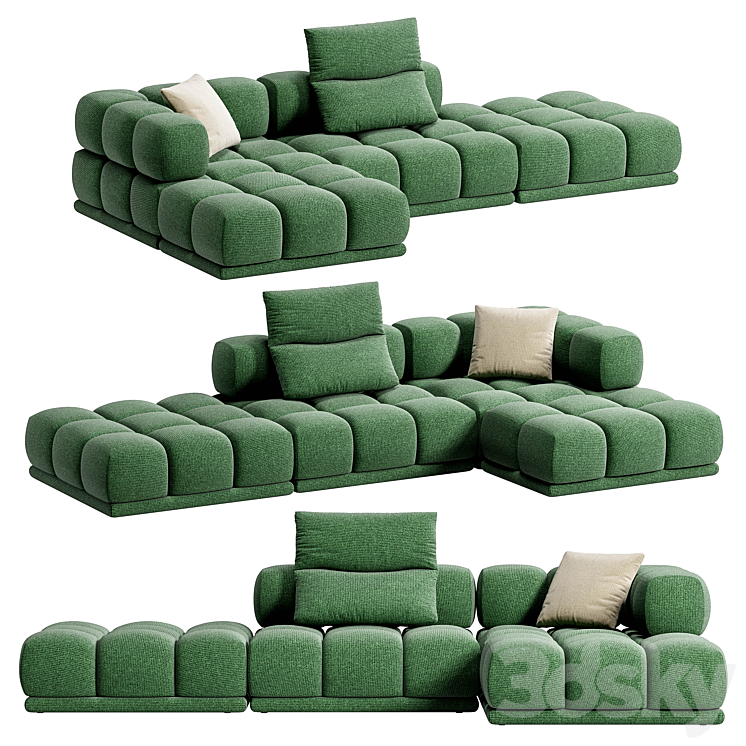 Kioto sofa - Sofa - 3D model