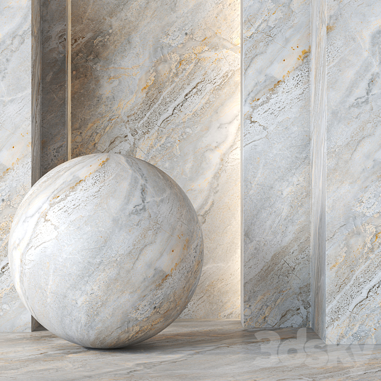 Marble Texture 4K - Seamless - Stone - 3D model