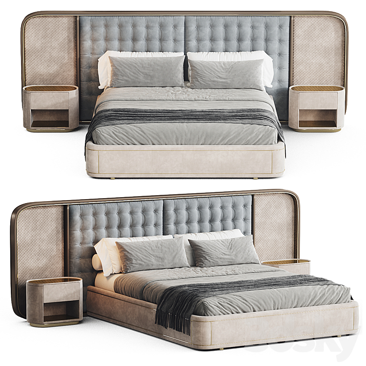Ripley Bed - Bed - 3D model