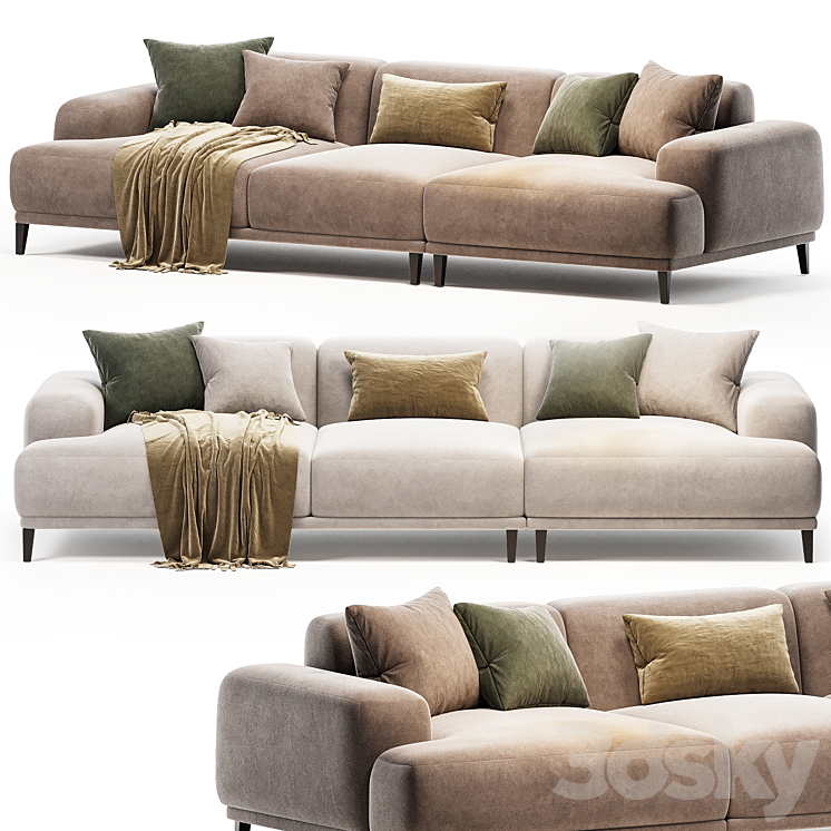 SILAS sofa - Sofa - 3D model