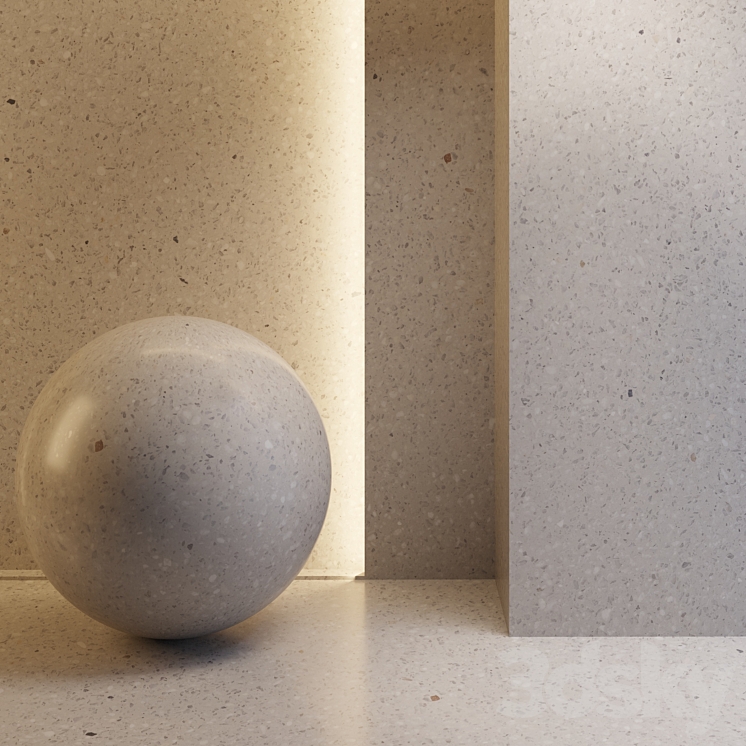 Architecture concrete - Stone - 3D model