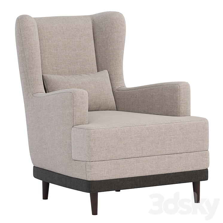 Baron armchair - Arm chair - 3D model