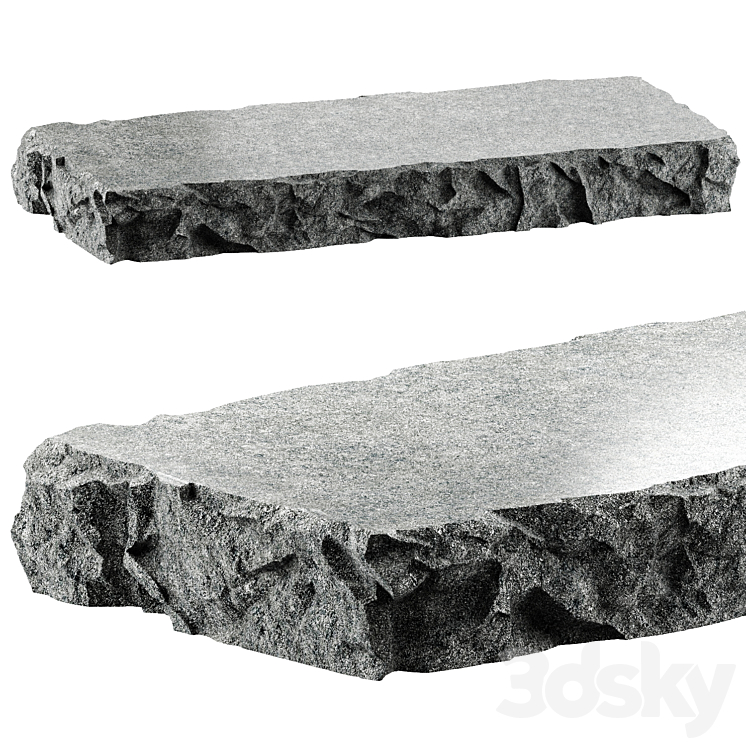 slab of stone - Miscellaneous - 3D model