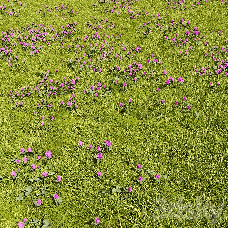 Grass Lawn Scatter - Grass - 3D model