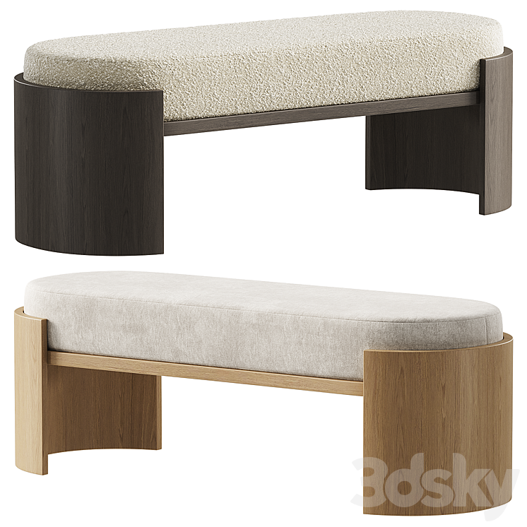 Hug bench - TV Wall - 3D model