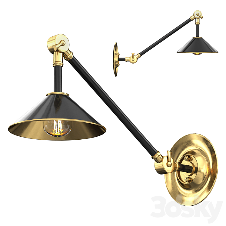 Maxine sconce - Wall light - 3D model