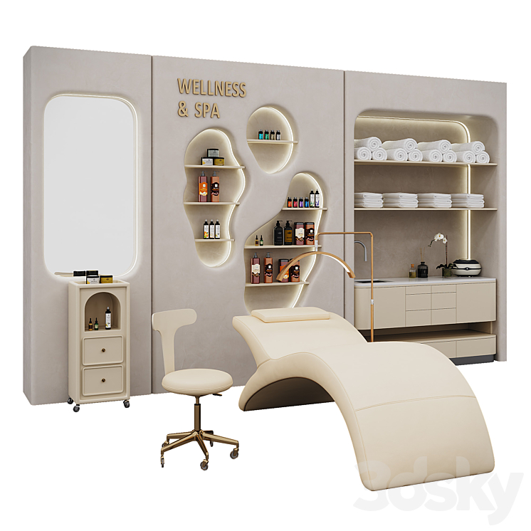 Wellness & Spa - Beauty salon - 3D model