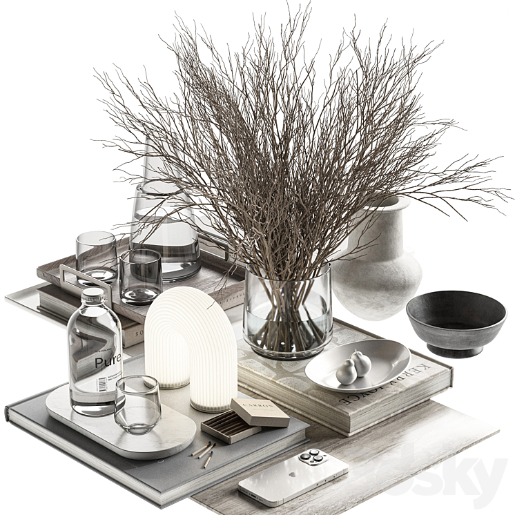 Decorative Set 084 Decorative Set 3d Model