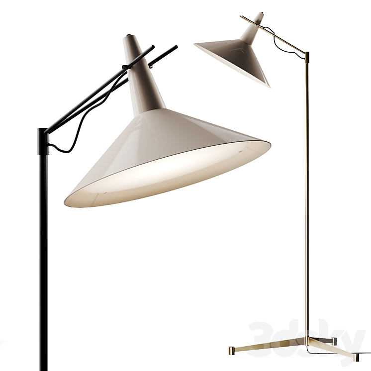 CB2 Paul McCobb Exposior Floor Lamp - Floor lamp - 3D model