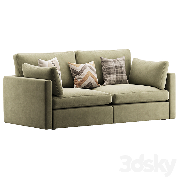 Hackney Lounge Sofa - Sofa - 3D model