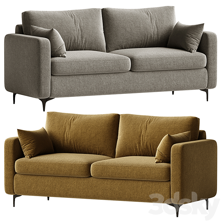 Alamay Upholstered Sofa - Sofa - 3D model