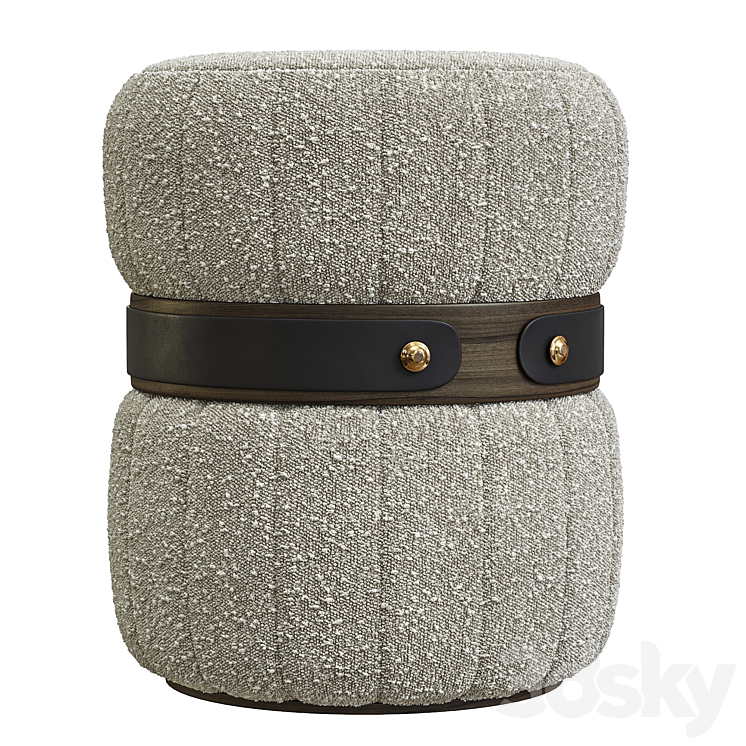 Designer Ottoman Meada - Other soft seating - 3D model