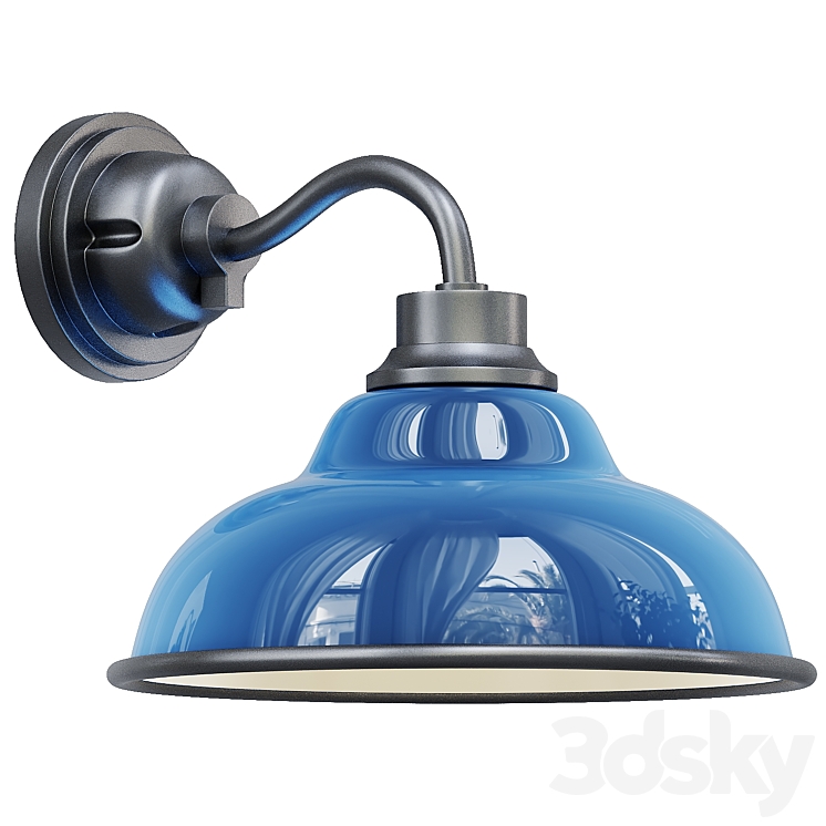 Carson 8 Dome Sconce - Wall light - 3D model