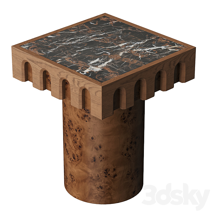 Hiro Side Table by Sohohome - Table - 3D model