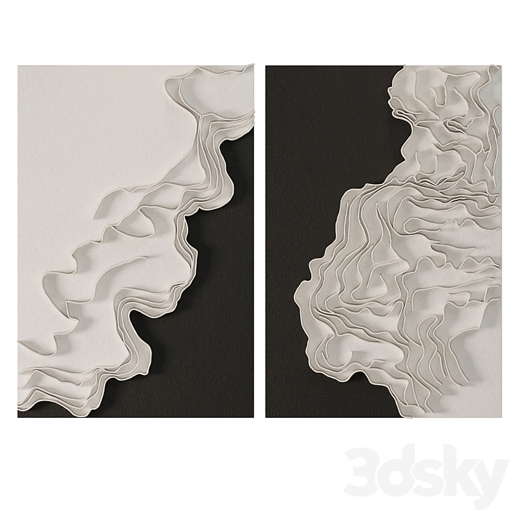 Wall Decor 08 - Frame - 3D model