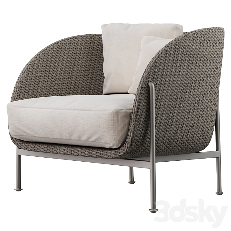 JANUS and CIE GINA - Arm chair - 3D model