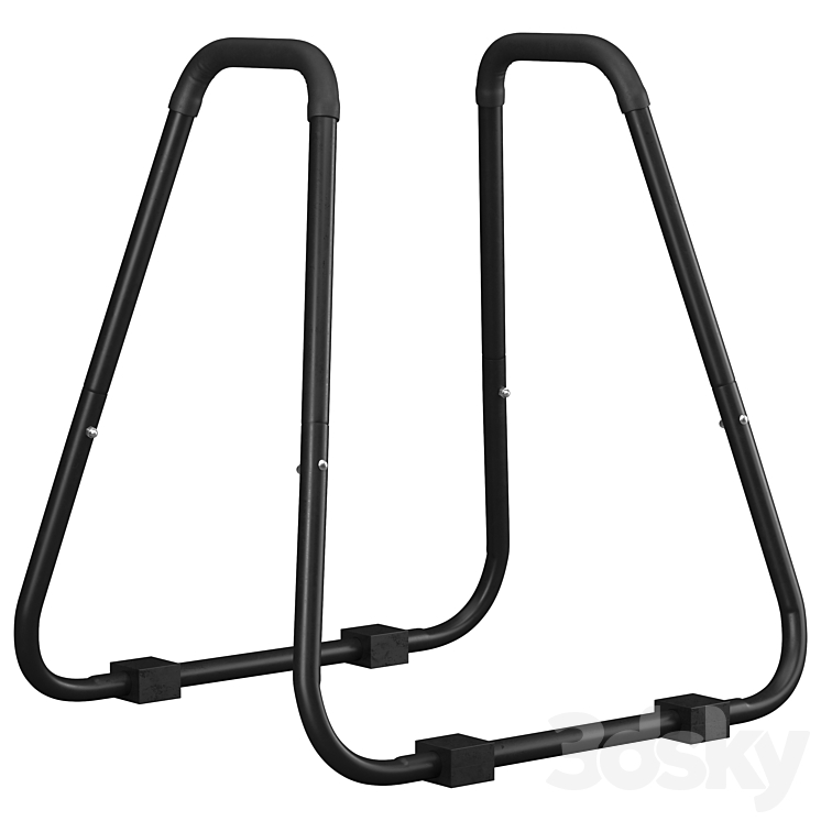 HD Dip Station base body press - Sports - 3D model