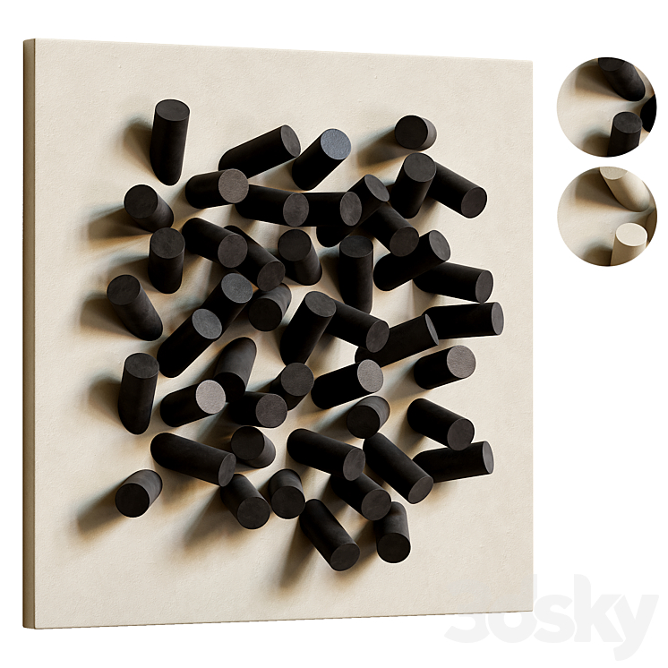 Wall Decor18 - Frame - 3D model
