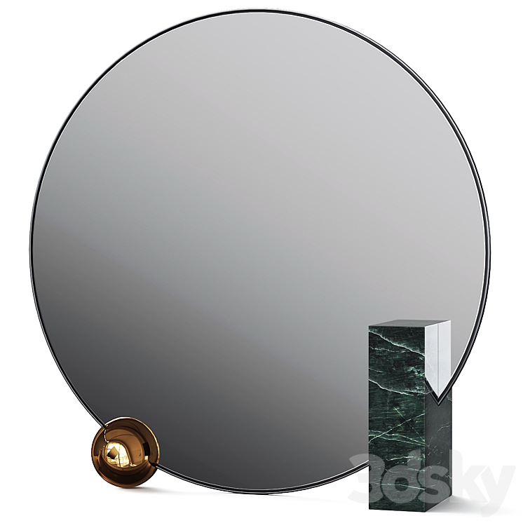 Clio Vanity Mirror - Mirror - 3D model