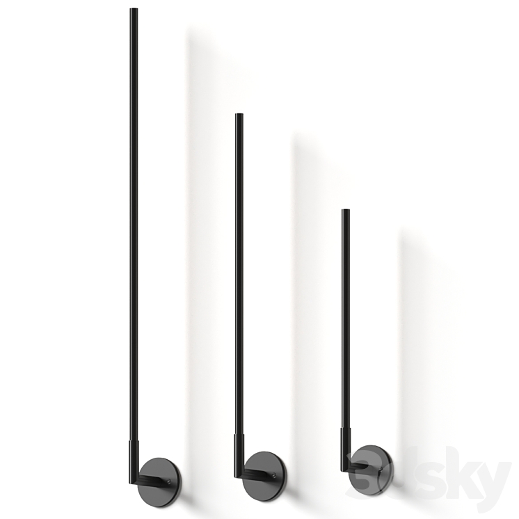 Peter Bristol - Thin Single Float - Wall light - 3D model