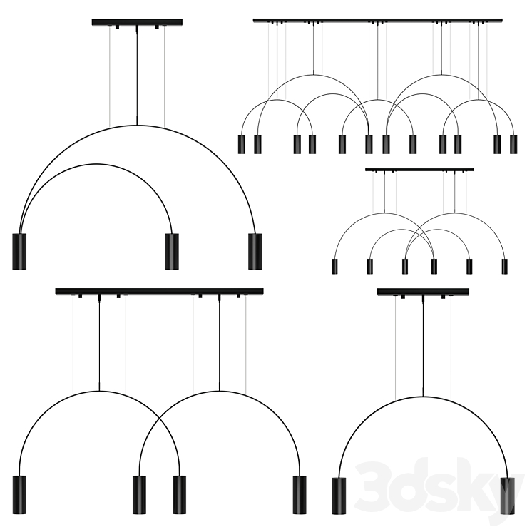 ARC Pendant Lights - Pendant light - 3D model