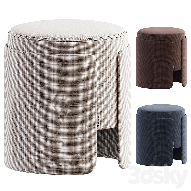 Taks Pouf by Stool Group - Other soft seating - 3D model