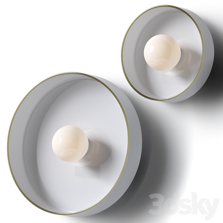 Disc Orb Surface Mount - In Common With - Wall light - 3D model