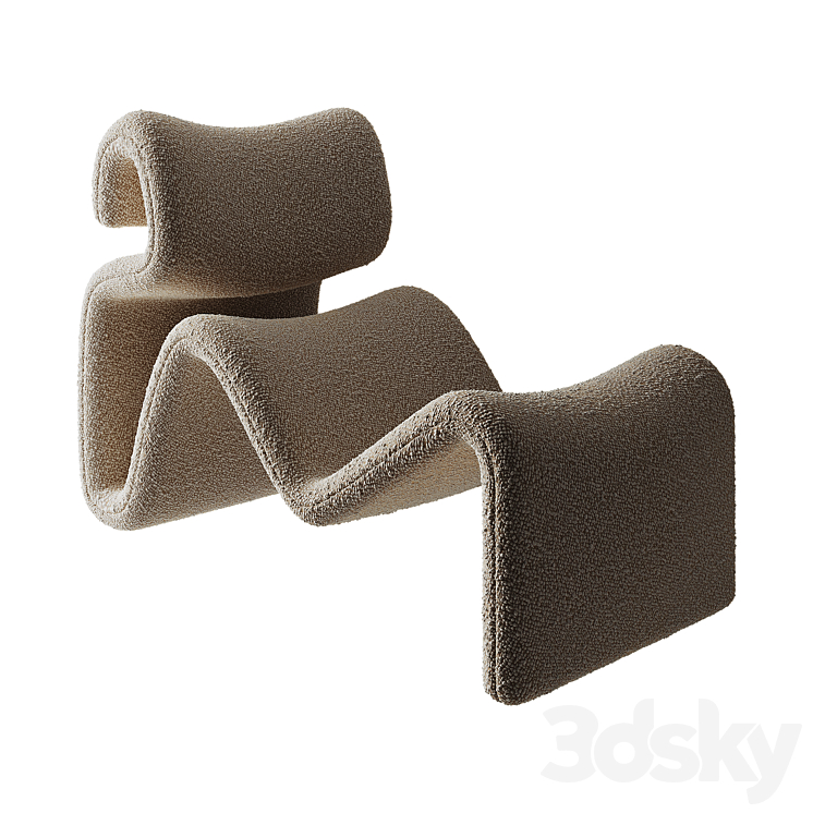 Etcetera_Lounge_Chair - Arm chair - 3D model