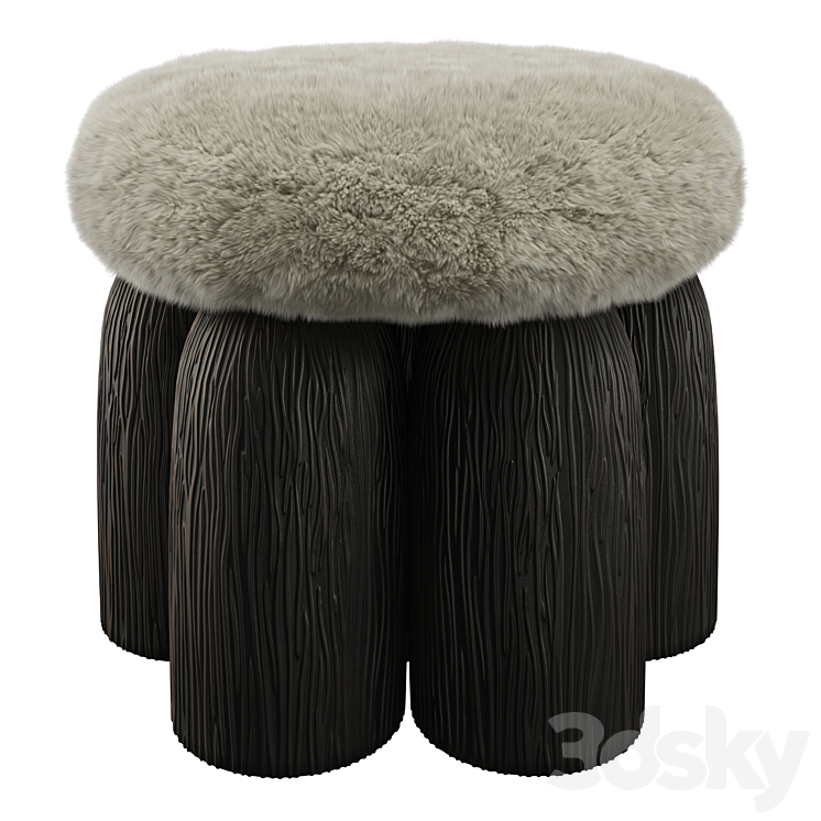 Saba stool Saniharto - Chair - 3D model