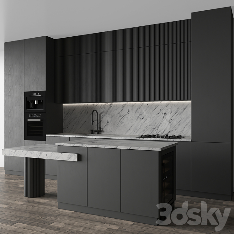 Modern Kitchen 175 - Kitchen - 3D model