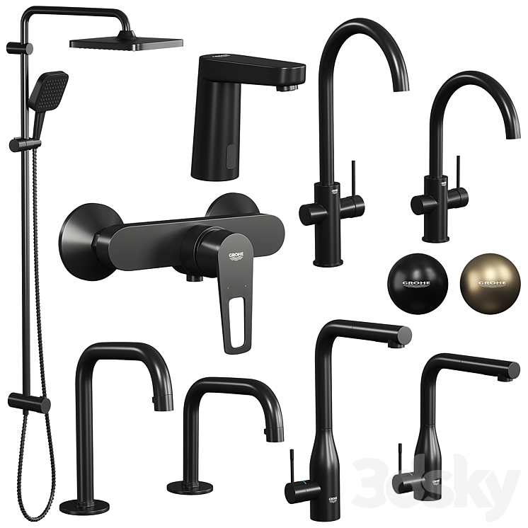 Grohe mixers - Faucet - 3D model