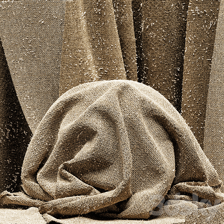 Sackcloth - Fabric - 3D model