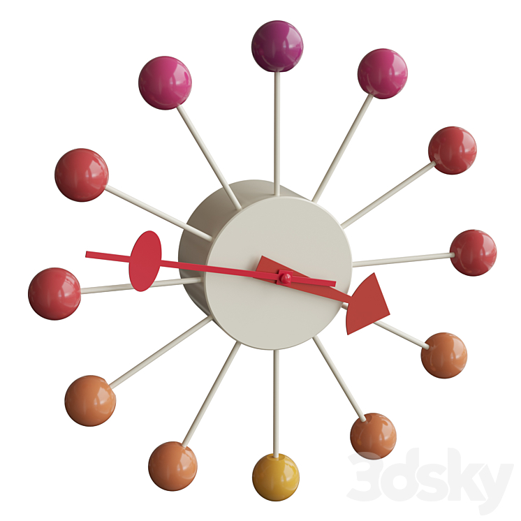 Ball Clock - Watches & Clocks - 3D model